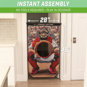 GoSports Strikeout Challenge Baseball Toss Doorway Game | Wayfair