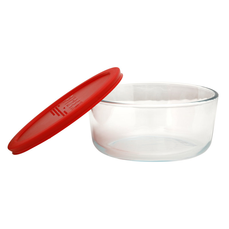 Pyrex Storage Plus Round Dish 56 Oz. Food Storage Container & Reviews ...