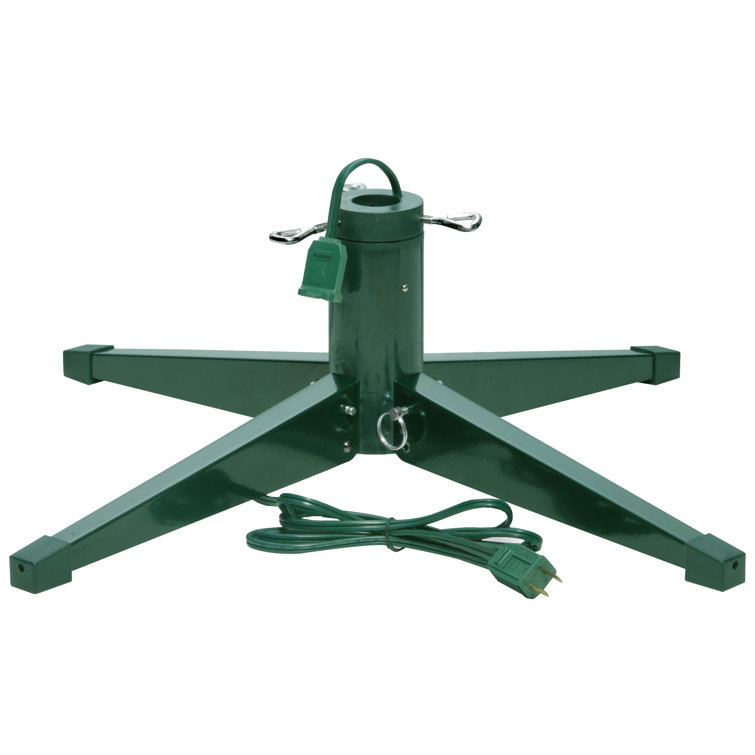 The Holiday Aisle® Heavy-Duty Revolving Rotating Tree Stand & Reviews ...