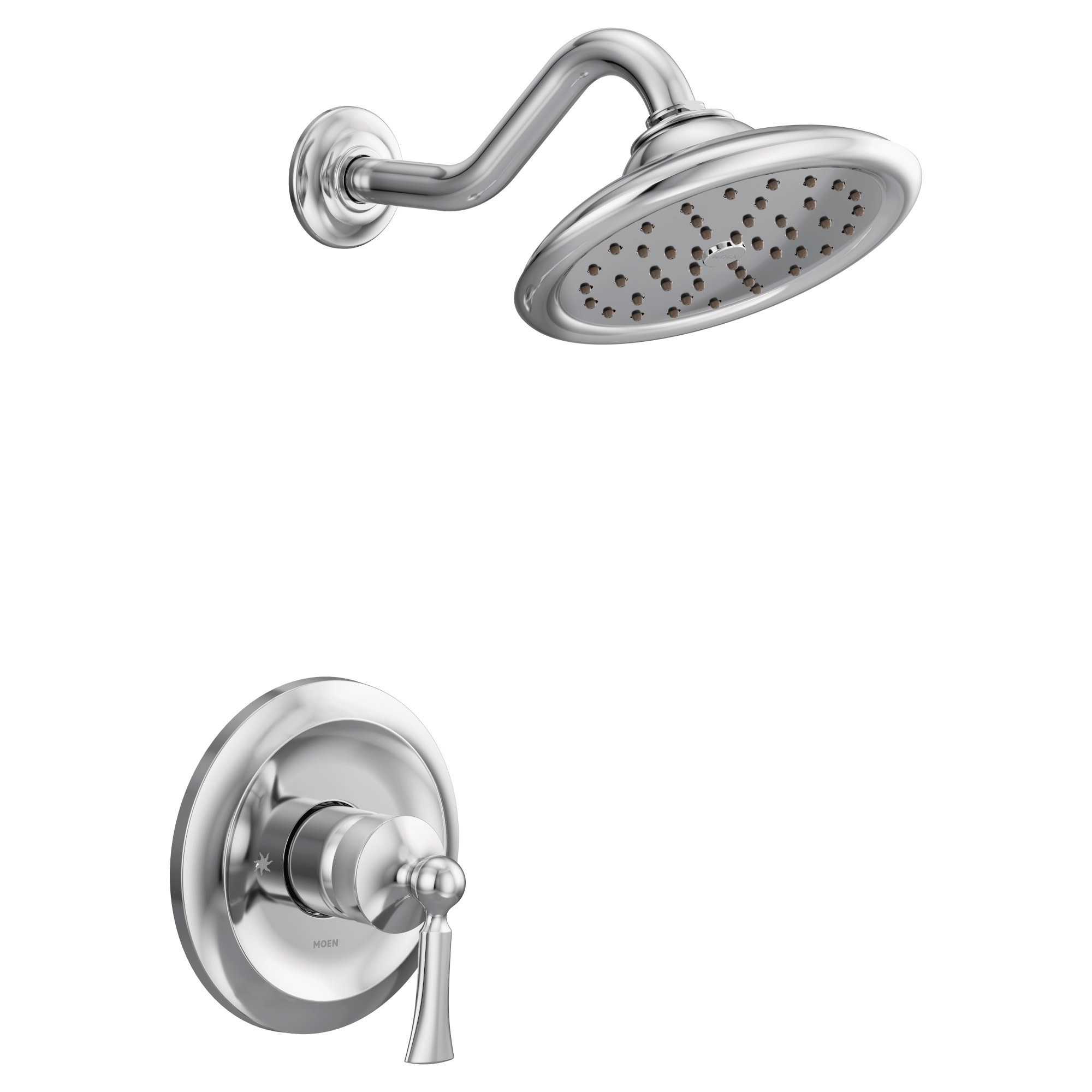 Moen Wynford M-CORE 3-Series 1-Handle Shower Trim Kit, Valve Required ...