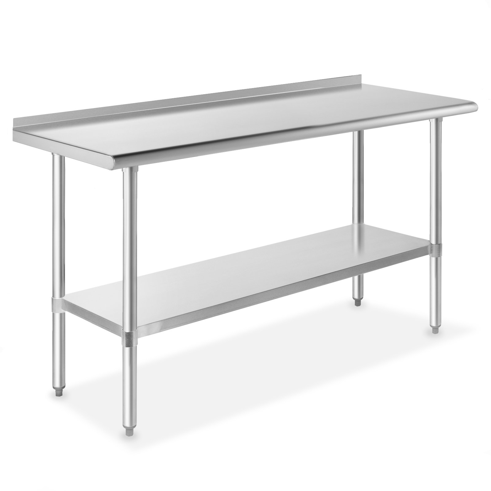 GRIDMANN 24" W x 60" L Stainless Steel Work Table with Undershelf | Wayfair