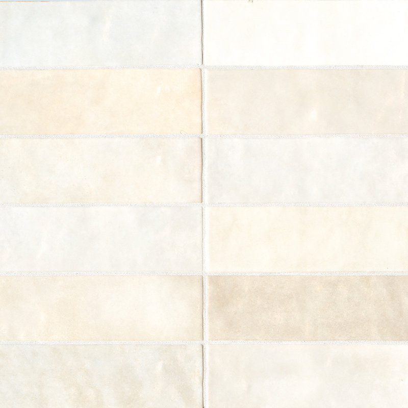 Bedrosians Cloe 2 5 X 8 Ceramic Subway Tile In Creme Wayfair
