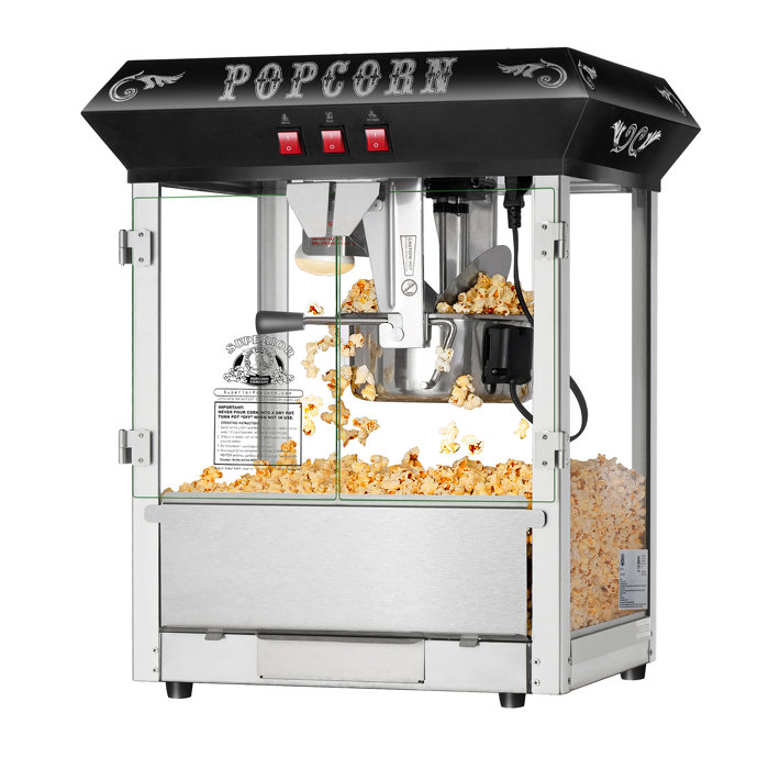 Superior Popcorn Company 8 Oz. Hot and Fresh Tabletop Popcorn Popper ...