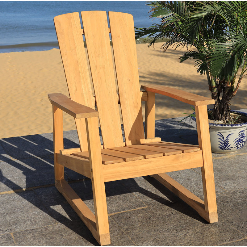 Bayou Breeze Ashlynn San Juan Solid Wood Adirondack Chair | Wayfair