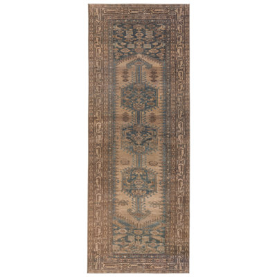 Machine Washable Oriental Machine Woven Polyester Area Rug in Brown ...