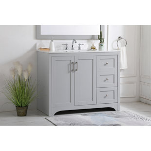 42 Inch Bathroom Vanities You'll Love in 2020 | Wayfair