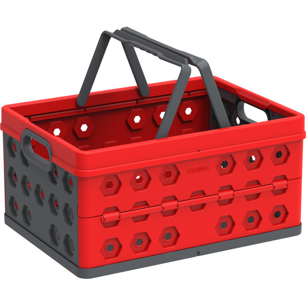 Duramax Folding Stackable Plastic Basket & Reviews | Wayfair