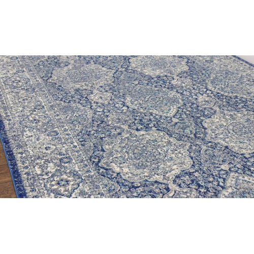 Kelly Clarkson Home Alfonso Blue/Ivory Rug & Reviews | Wayfair