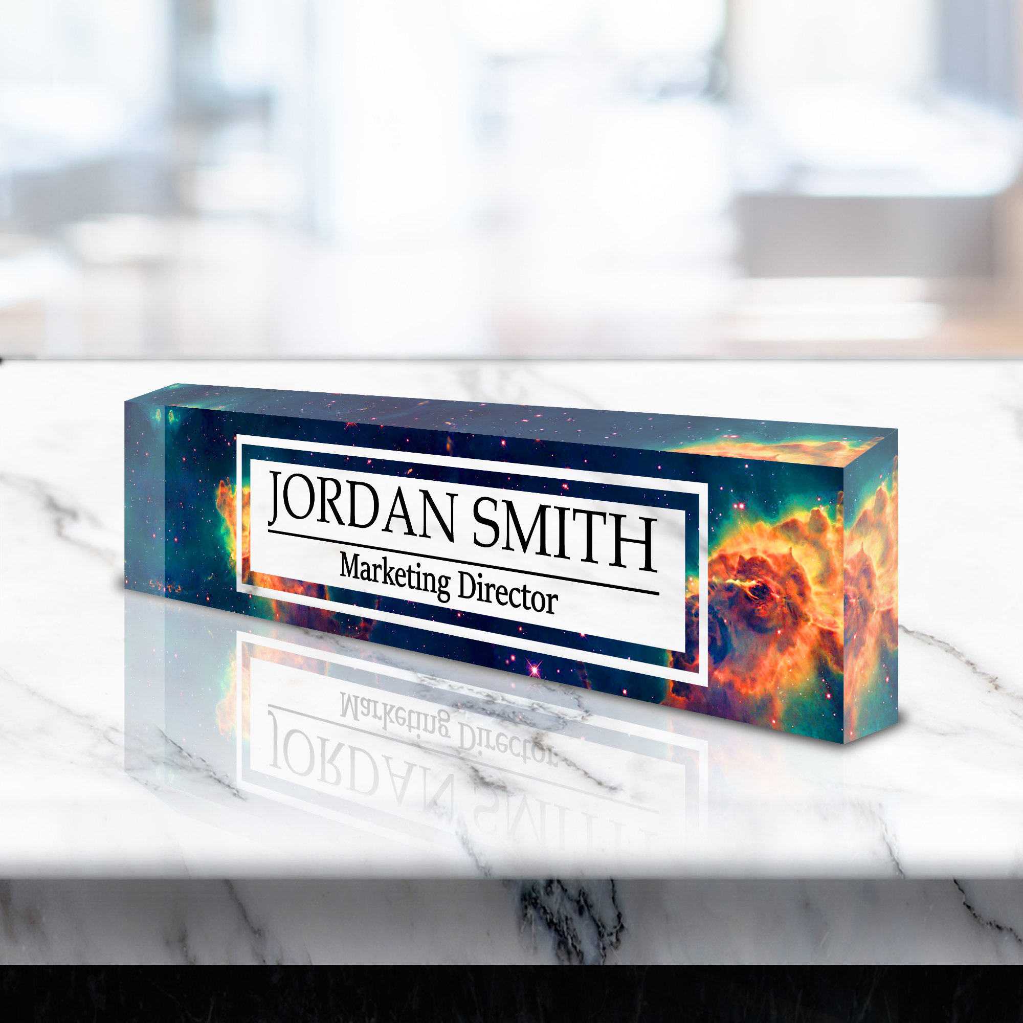 VWAQ Personalized Galaxy Name Plate | Wayfair