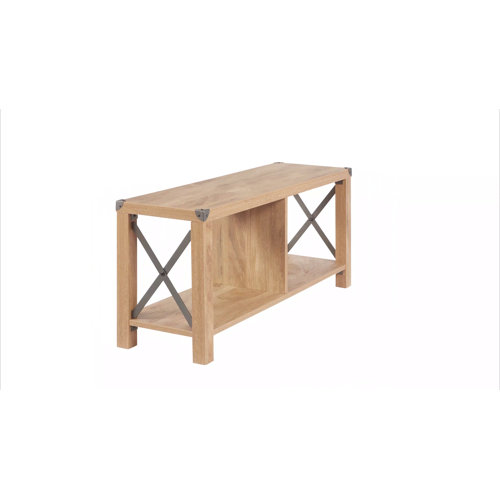 Borough Wharf Lindy Wood Storage Bench | Wayfair.co.uk