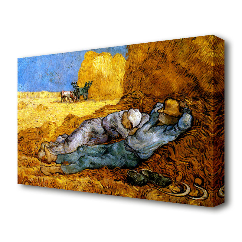East Urban Home 'Hay Bail' by Vincent Van Gogh Oil Painting Print on ...