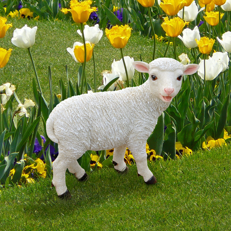 Design Toscano Yorkshire Standing Lamb Statue & Reviews | Wayfair