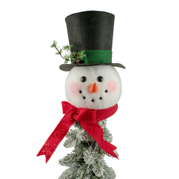 The Holiday Aisle® Snowman Head Tree Topper & Reviews | Wayfair