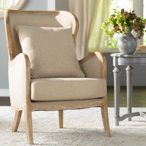Ophelia & Co. North Widcombe 29.5'' Wide Linen Wingback Chair & Reviews ...
