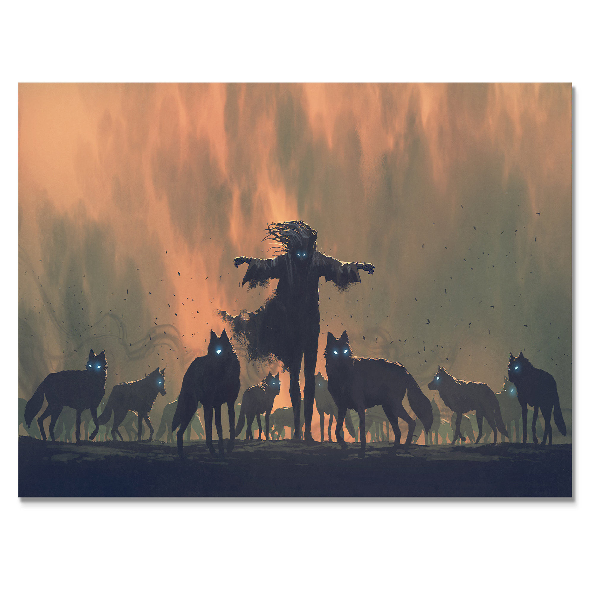 Millwood Pines Video Game Wizard With His Wolves - on | Wayfair