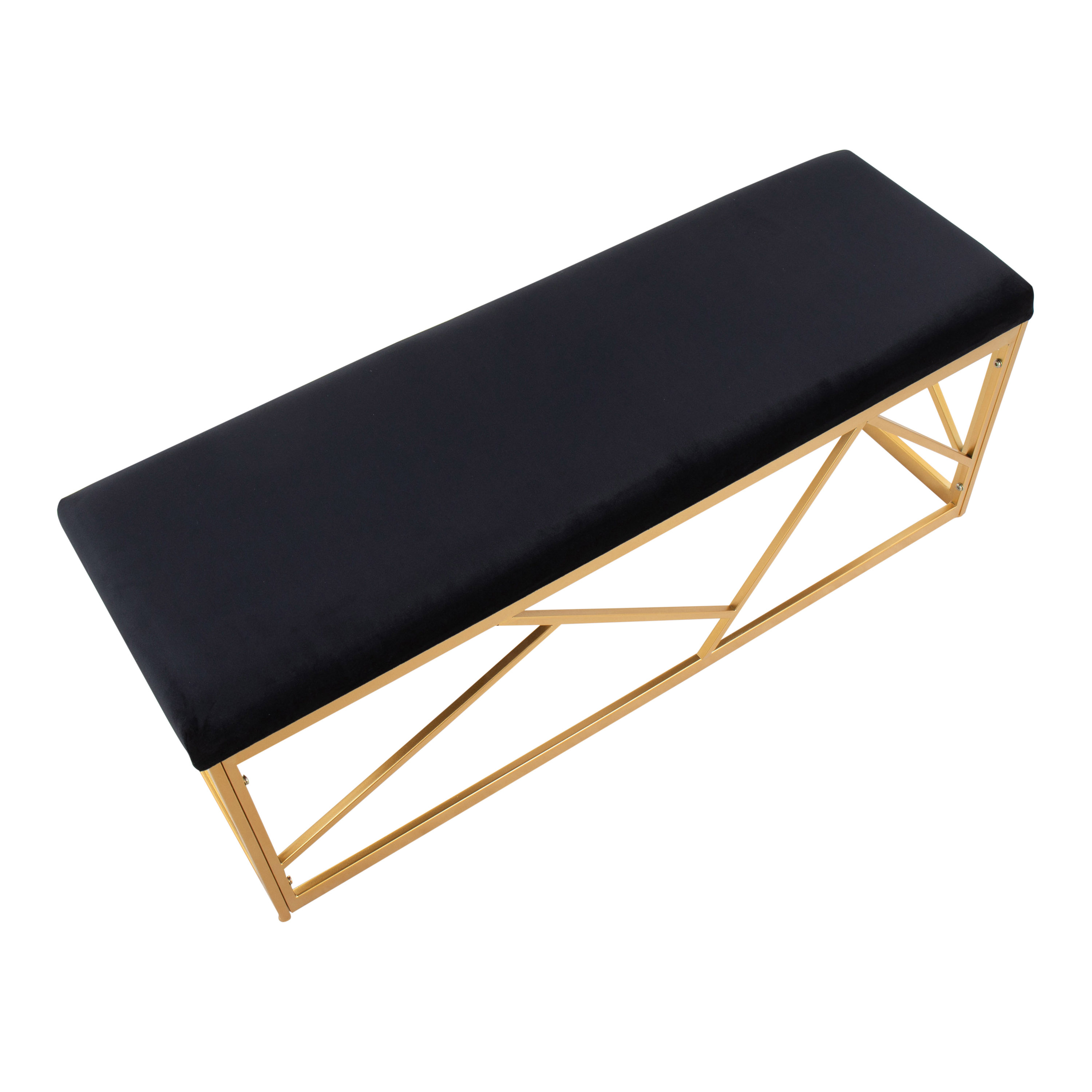 The Twillery Co.® Lopez Velvet Bench | Wayfair