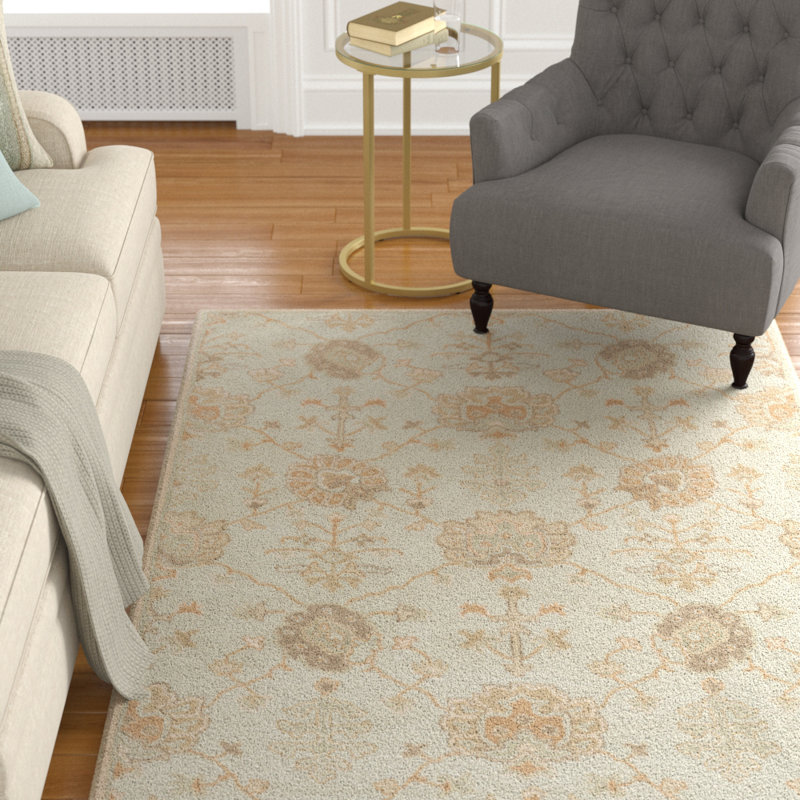 Arden Oriental Handmade Tufted Wool Sage Green/Beige/Taupe Area Rug ...