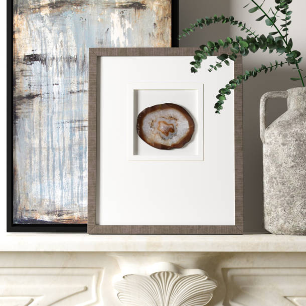 Etta Avenue™ Agate Stone Shadow Box Wall Decor | Wayfair