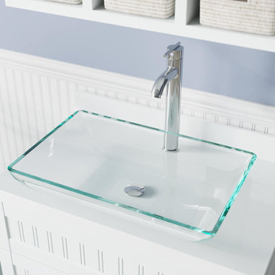 Find the Perfect Rectangular Bathroom Sinks & Faucet Combos | Wayfair