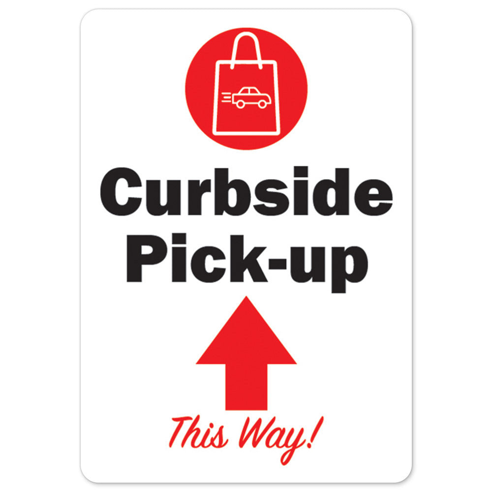 SignMission Curbside Pick-Up This Way Up Arrow Sign | Wayfair
