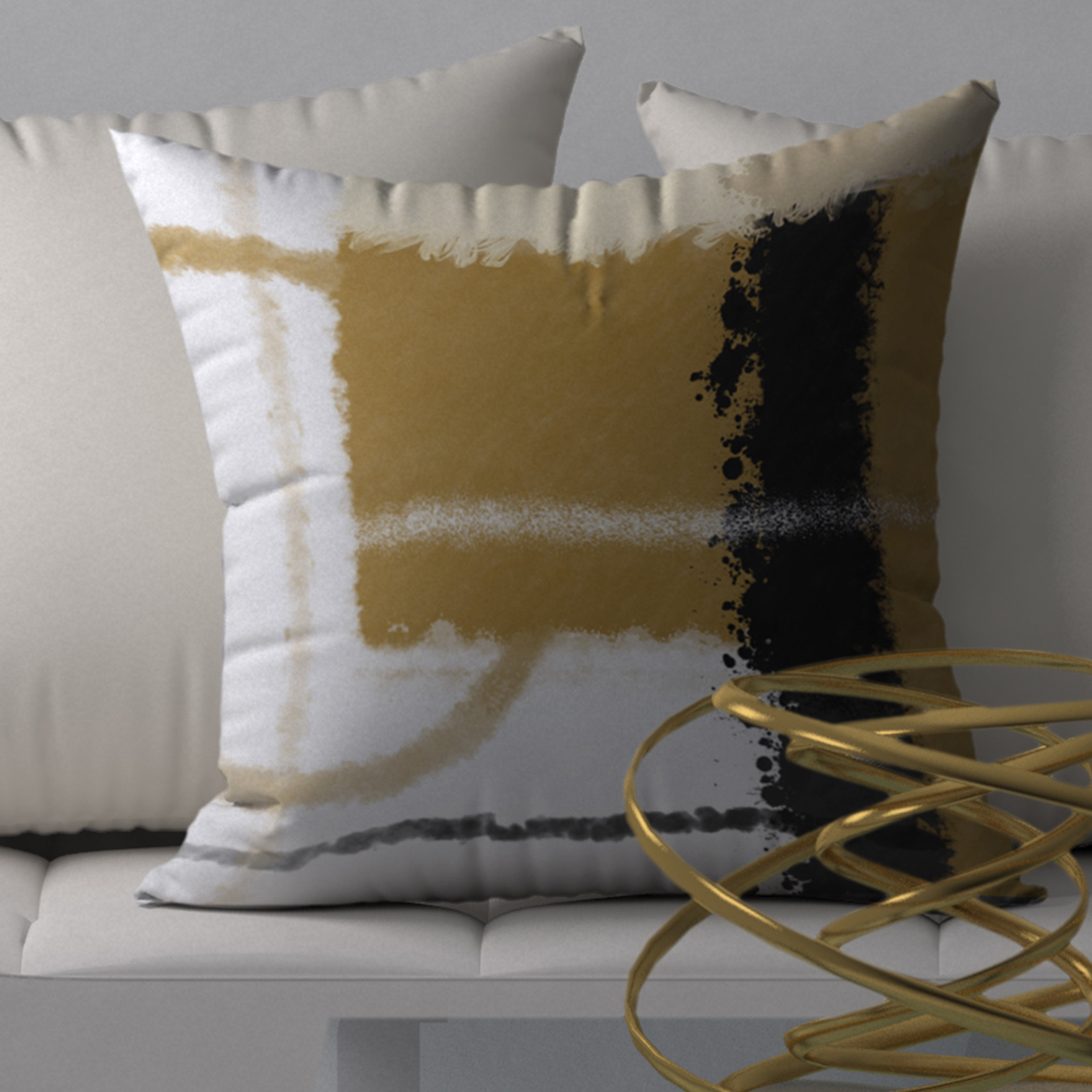 Orren Ellis Recommendation Glamorous Square Pillow Cover & Insert | Wayfair Orren Ellis Recommendation Glamorous Square Pillow Cover & Insert | Wayfair