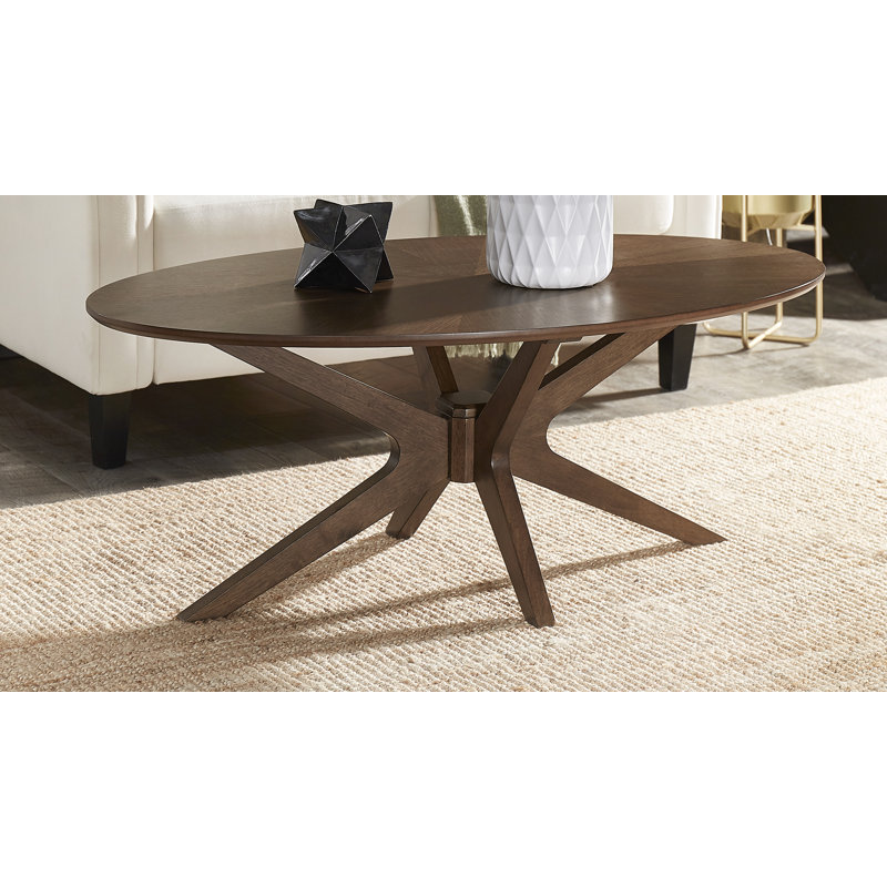Three Posts™ Kampsville Cross Legs Coffee Table & Reviews | Wayfair