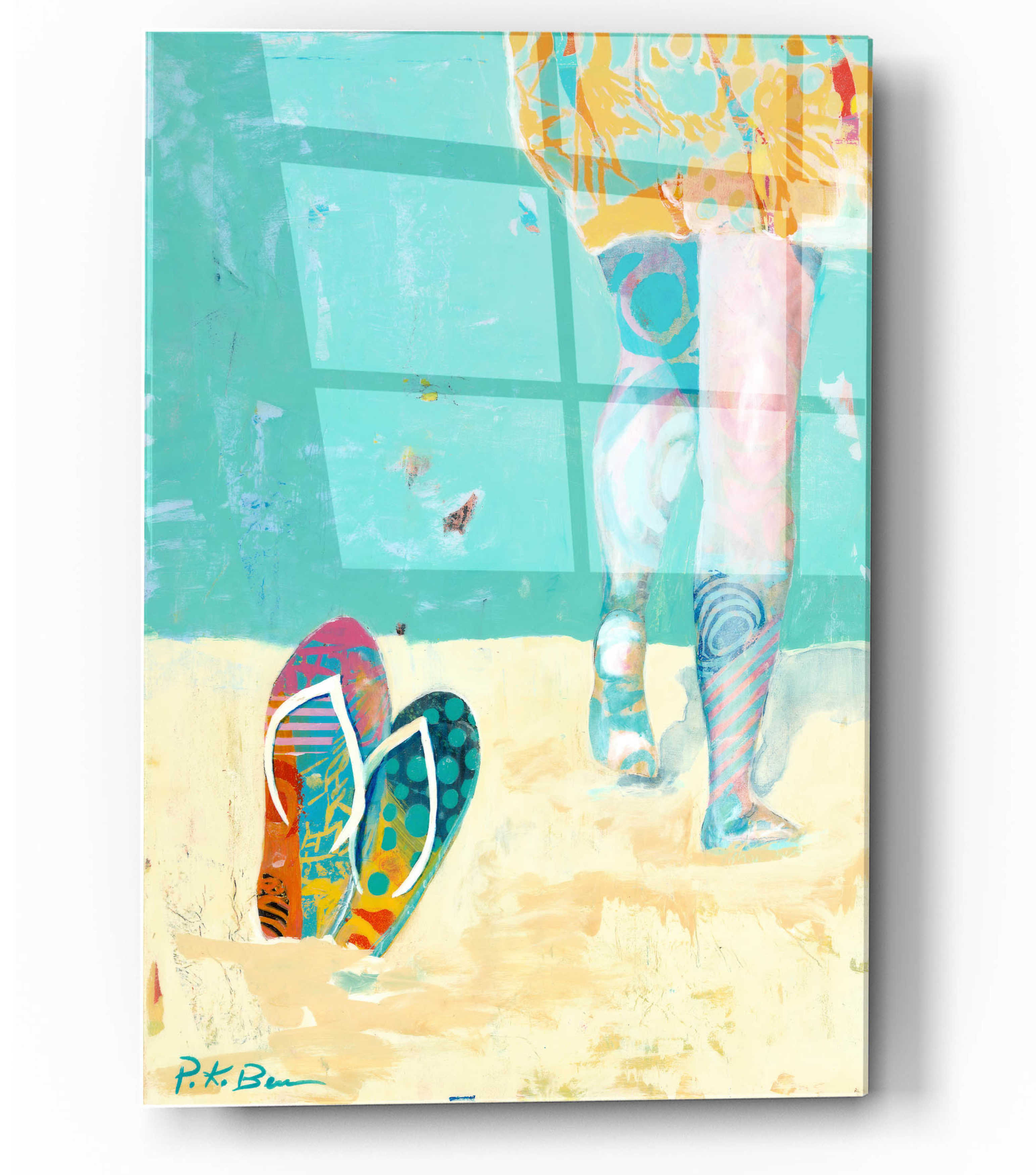 Dovecove Epic Graffiti 'Flip Flops On The Beach' By Pamela Flip Flops ...