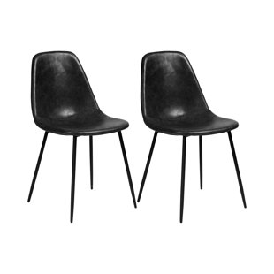 Wayfair | Black Upholstered Kitchen & Dining Chairs You'll Love in 2022