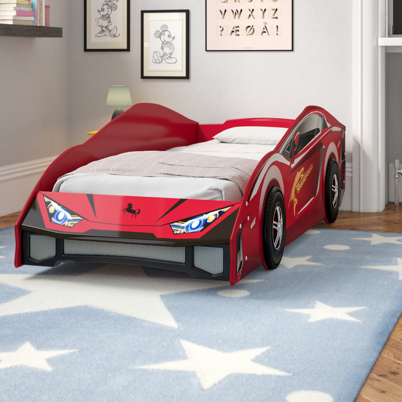 Zoomie Kids Espino European Single Car Bed | Wayfair.co.uk