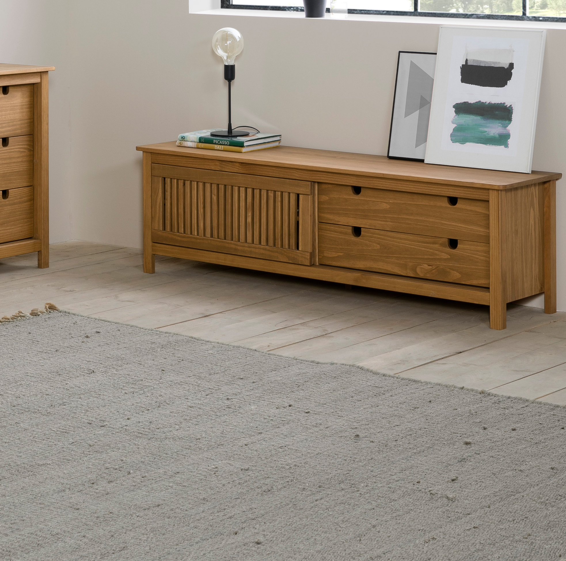 Latitude Run Bader Solid Wood TV Stand for TVs up to 55" | Wayfair.co.uk