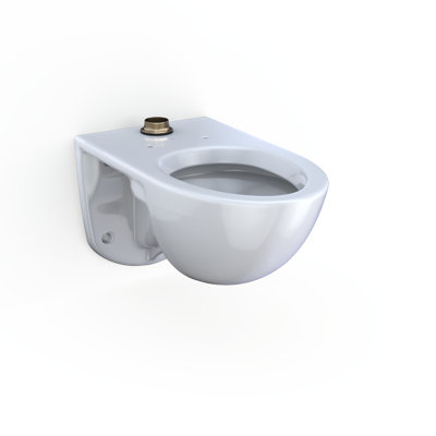 TOTO Tornado Flush Commercial Flushometer Wall-Mounted Toilet ...