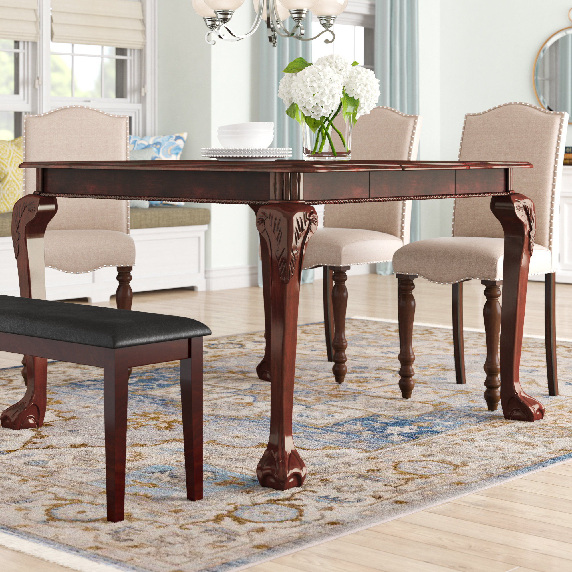 Astoria Grand Coleman Counter Height Extendable Dining Table | Wayfair