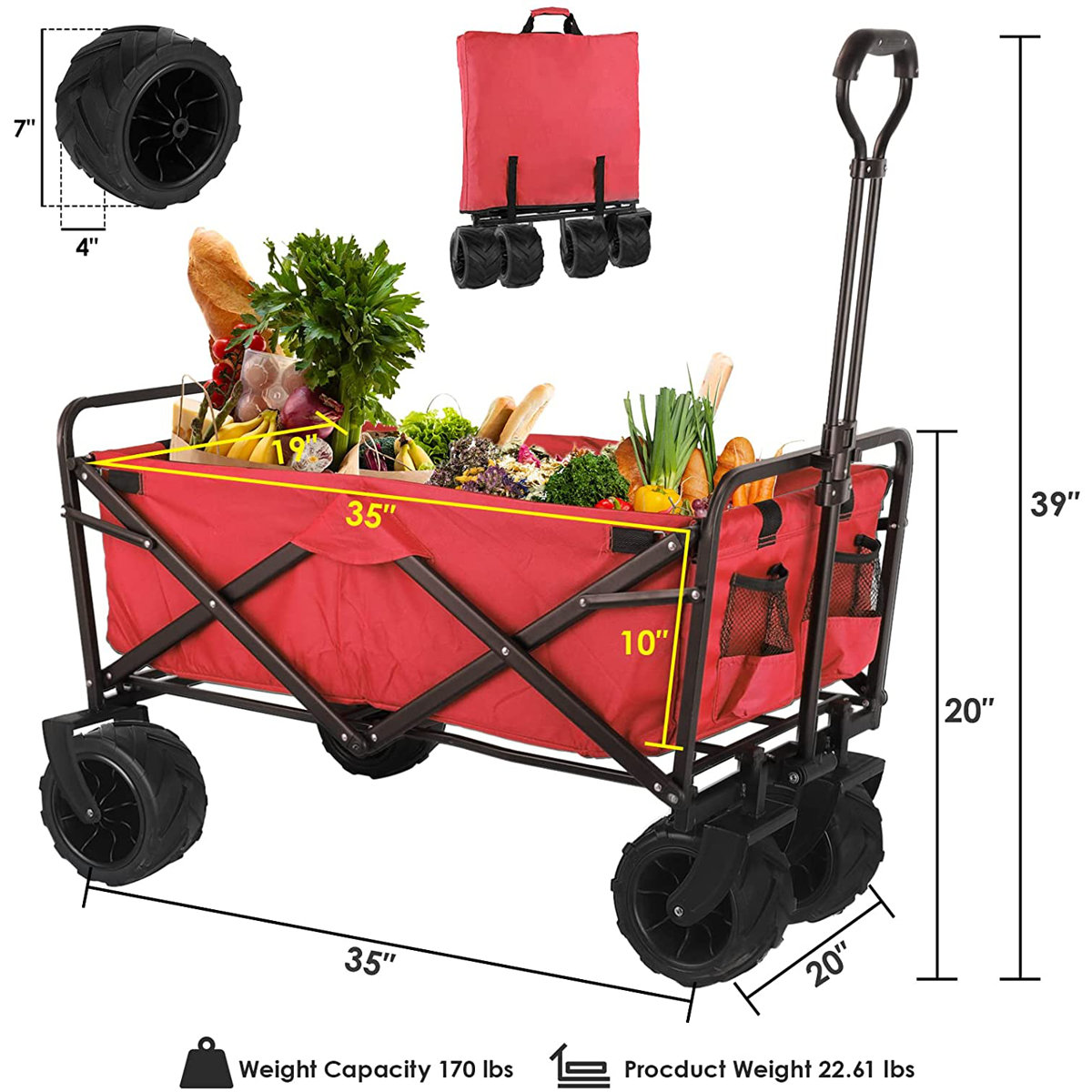 Pirecart Sand Bag & Storage Wagon Cart & Reviews | Wayfair