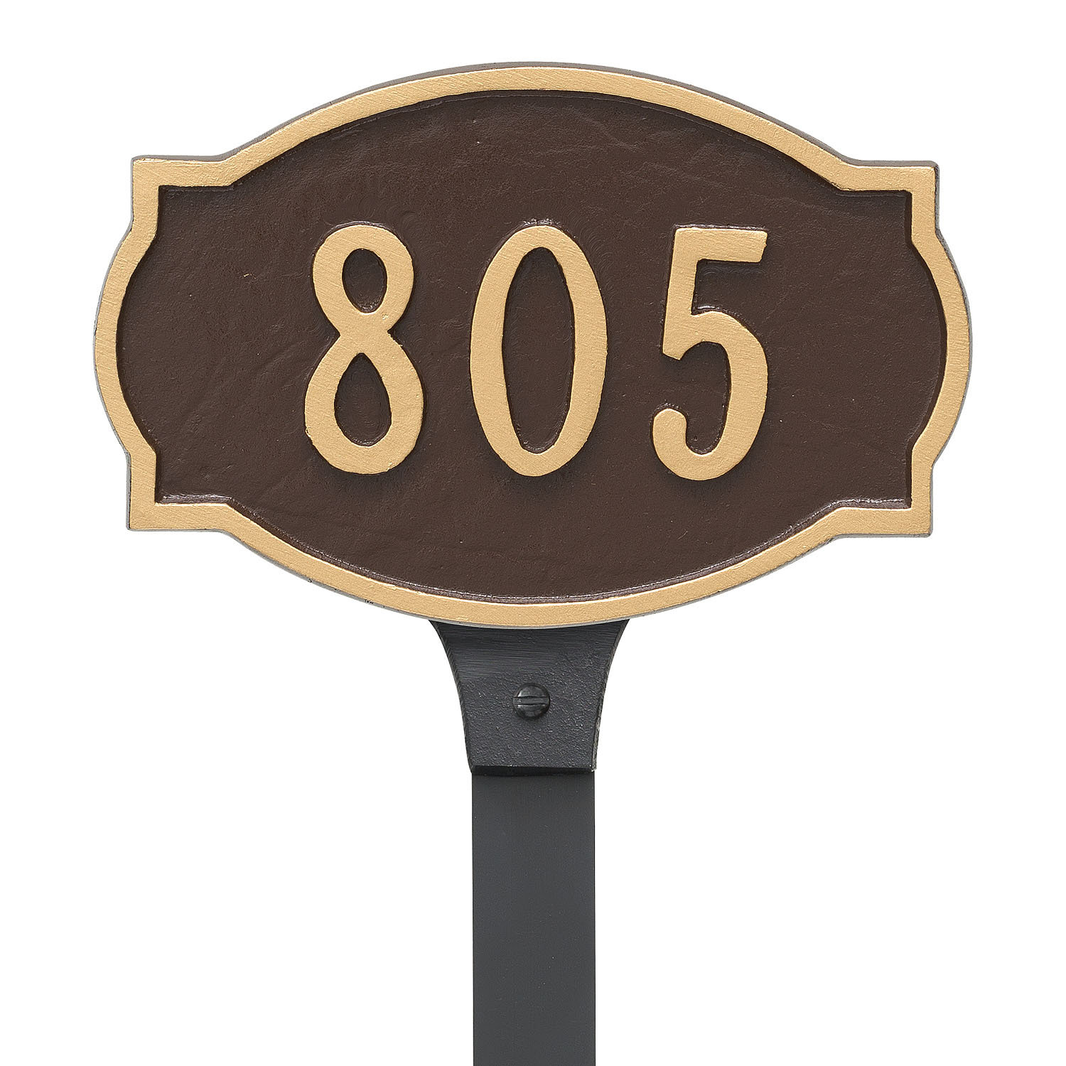 Montague Metal Products Cambridge 1-Line Lawn Address Sign & Reviews ...