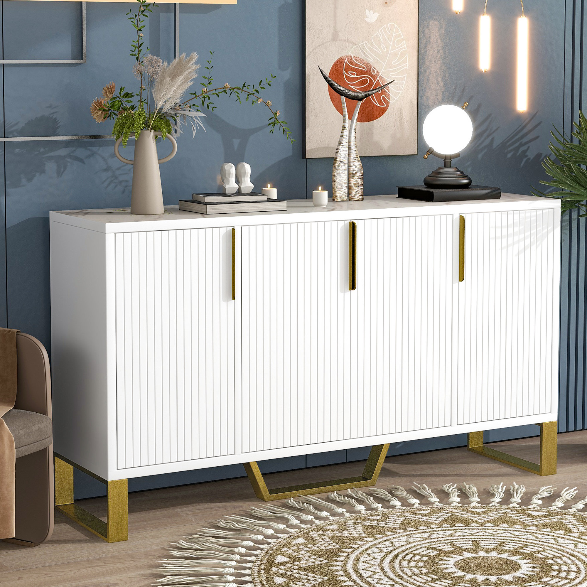 Mercer41 Hamaz 60.05'' Wide Sideboard | Wayfair
