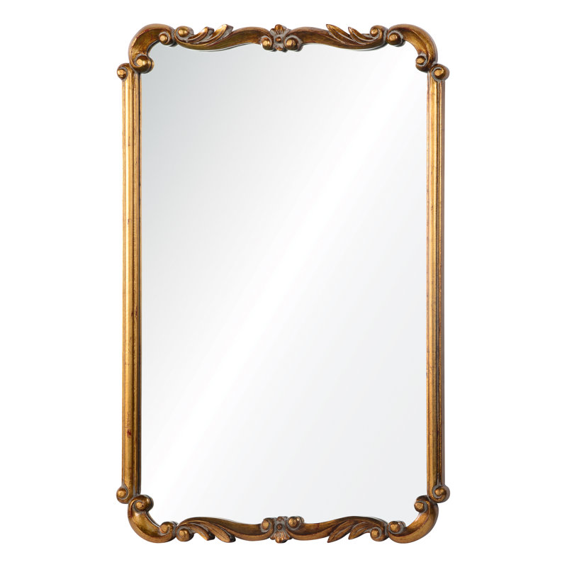 Large Gold Rectangular Wall Mirror at Jose Warner blog