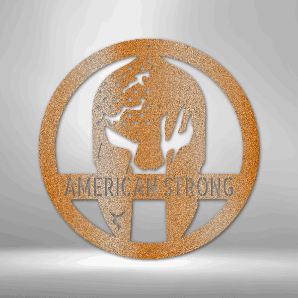 Brayden Studio® Battle Spartan Helmet Steel Sign Wall Decor | Wayfair