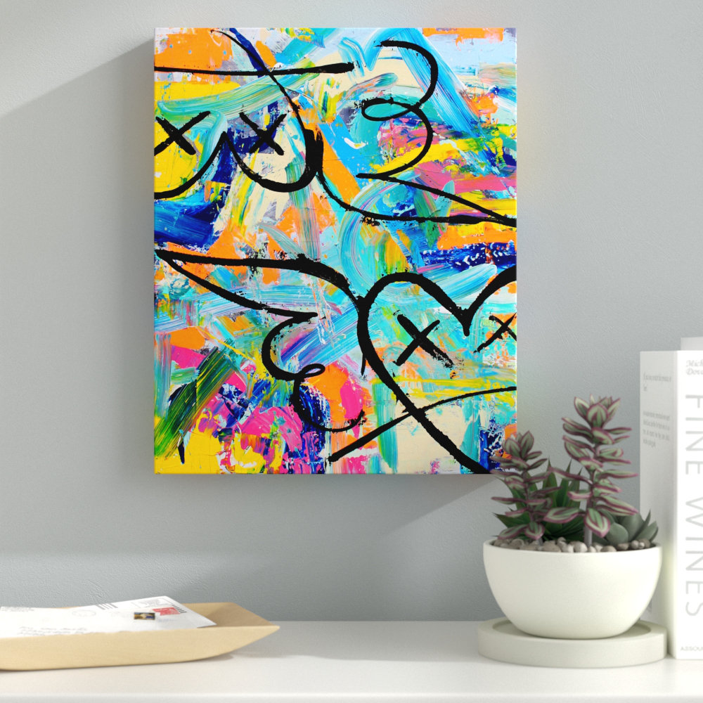 Latitude Run® Ridet Amor by Tiago Magro - Graphic Art on Canvas | Wayfair