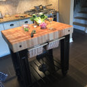 John Boos American Heritage 36'' Wide Prep Table with Solid Wood Top ...