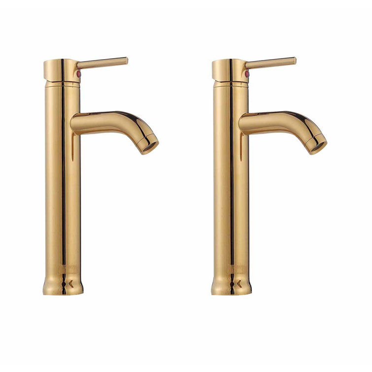 The Renovators Supply Inc. Bathroom PVD Round Single Hole Bathroom ...