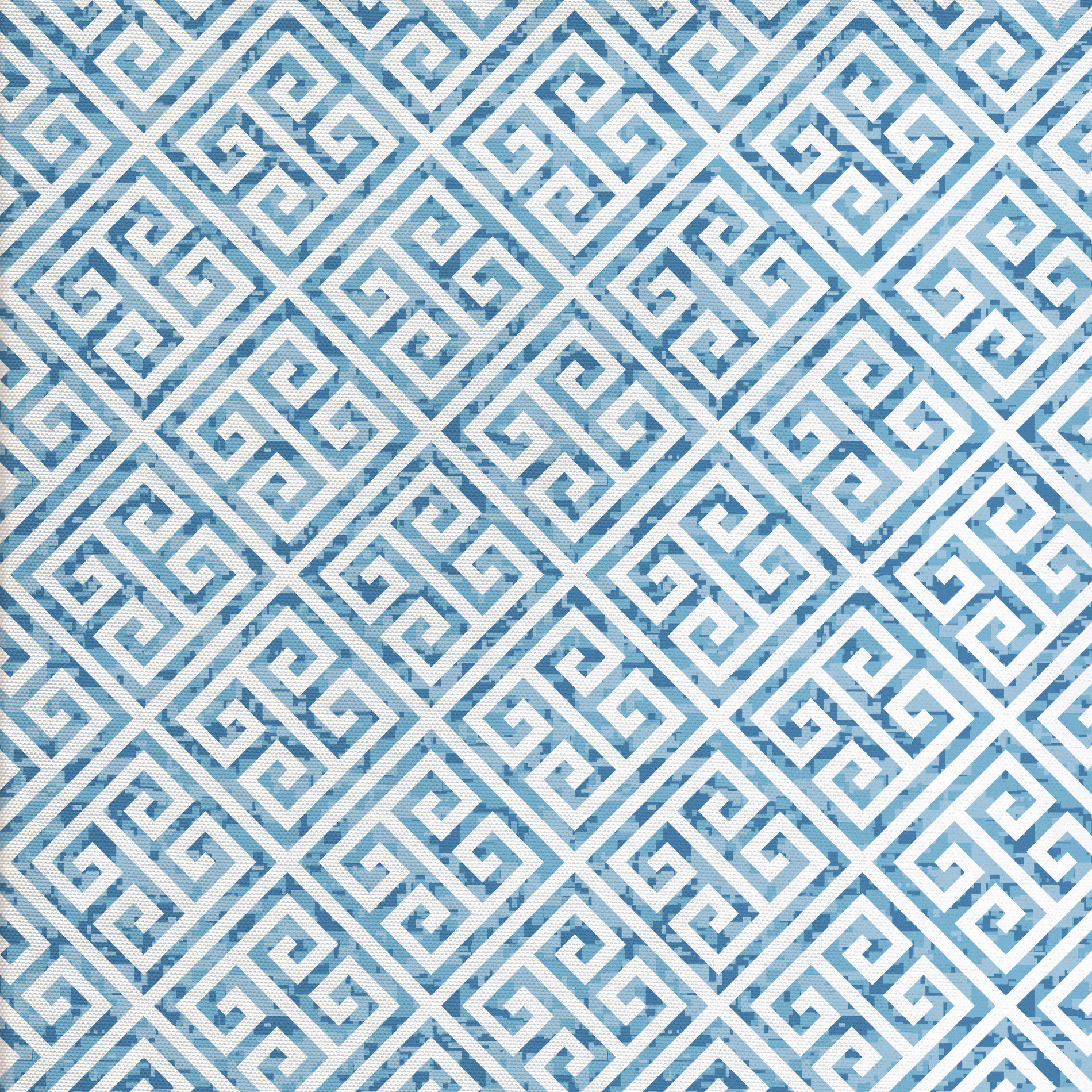 East Urban Home Greek Key Fabric | Wayfair