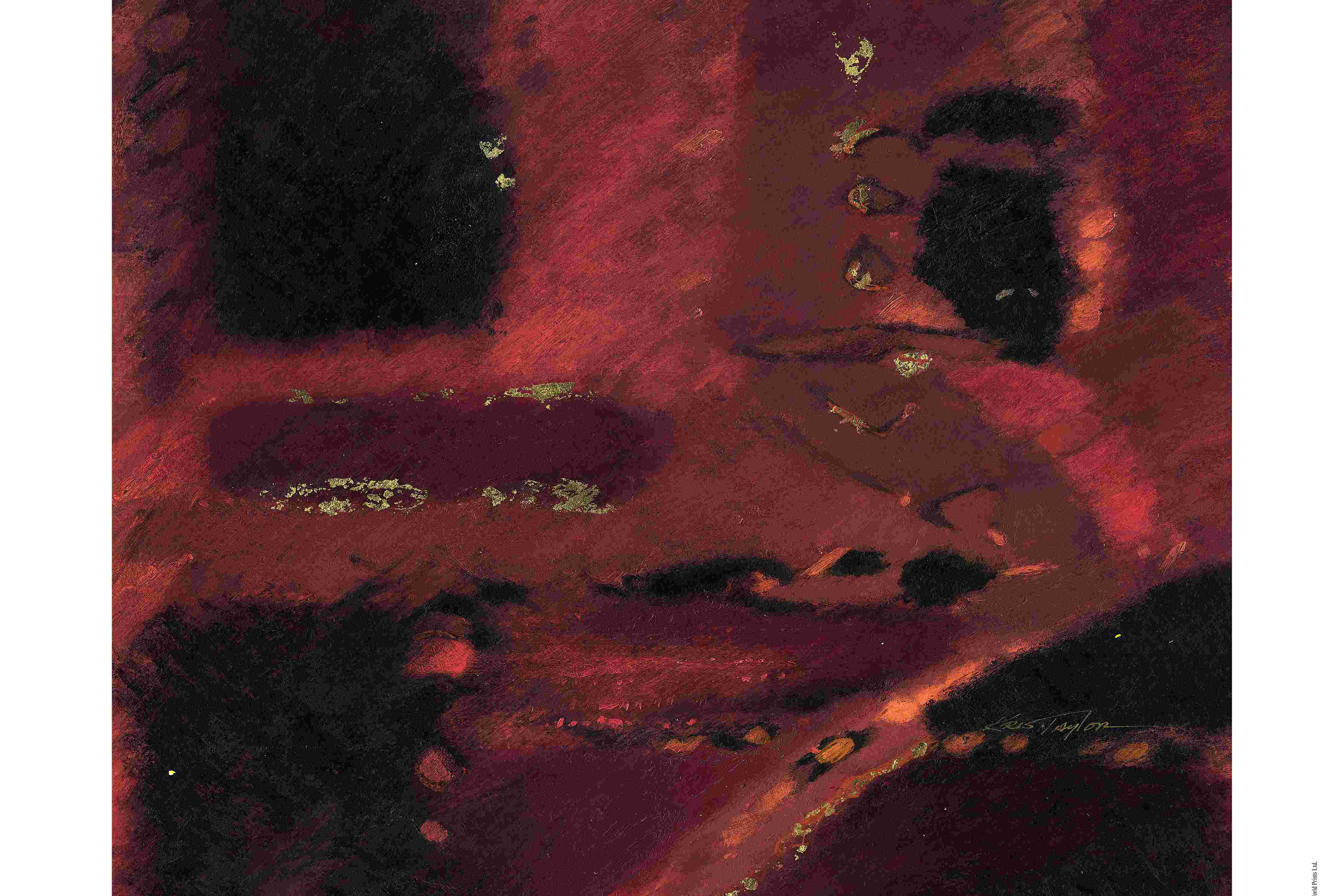 Orren Ellis Red Mirage I by Kris Taylor - Wrapped Canvas Print | Wayfair