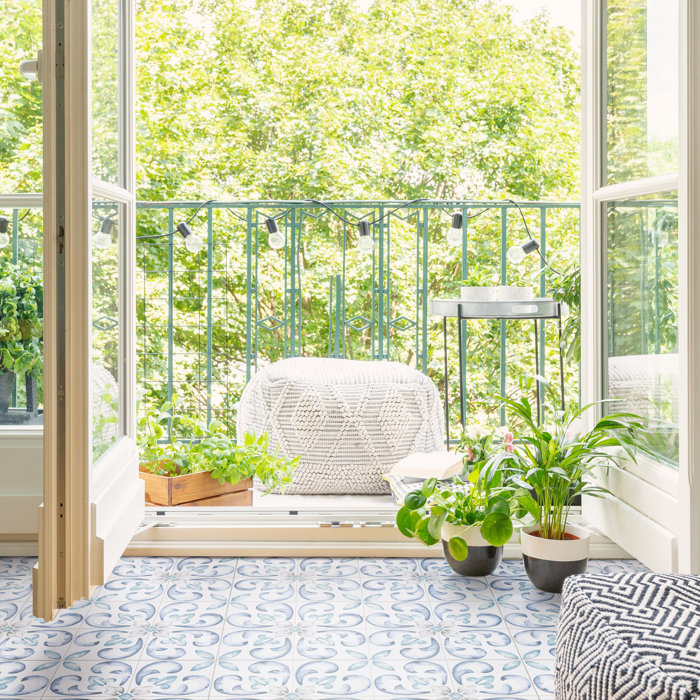 Merola Tile Saint Germain 6" x 6" Porcelain Singular Wall & Floor Tile ...