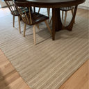 Highland Dunes Ginnie Striped Handwoven Flatweave Area Rug in Beige ...