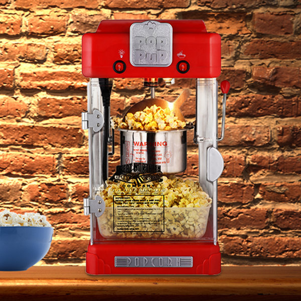 Great Northern Popcorn Pop Pup Popcorn Machine – 2.5 Oz Kettle With 24 ...