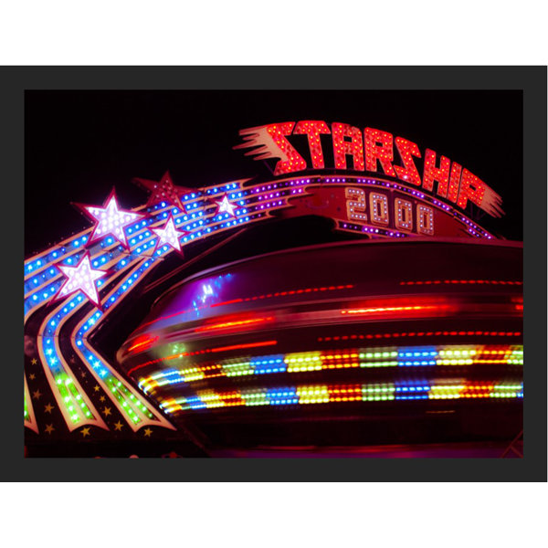 Ebern Designs Amusement Park Ride Starship-1 by Sonja Quintero ...