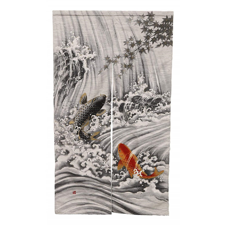World Menagerie Cotton Uncut Noren Doorway Wall Hanging | Wayfair