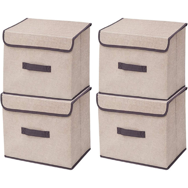 Rebrilliant Fabric Collapsible Storage Cubes Bins | Wayfair.ca