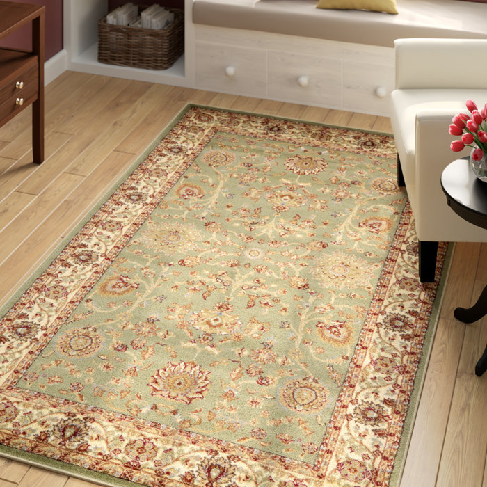 Astoria Grand Niles Oriental Light Green Area Rug & Reviews | Wayfair