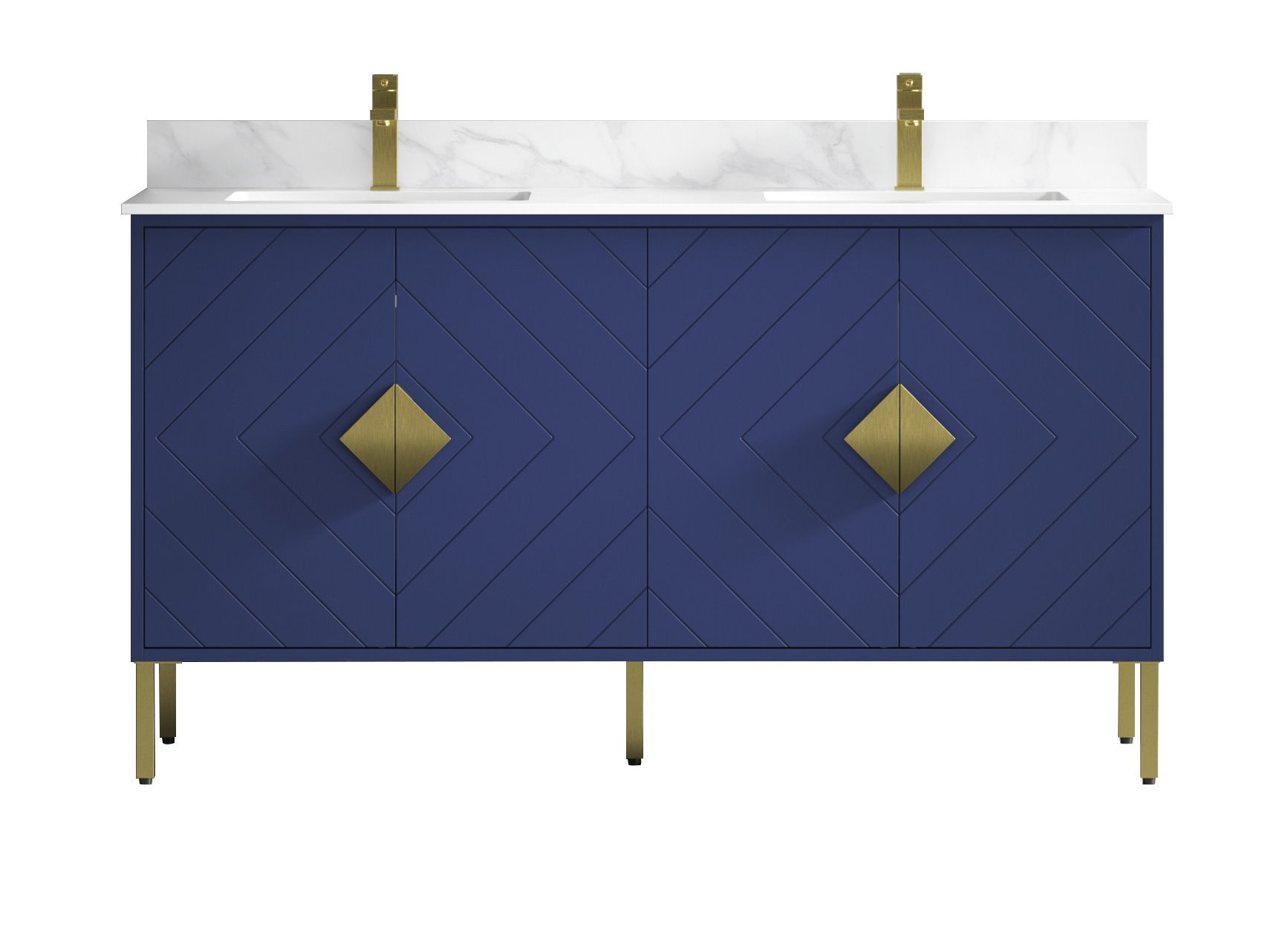 Everly Quinn Fairy 60" Single Bathroom Vanity | Wayfair